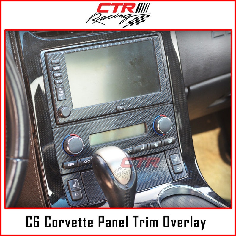 C6 Corvette Radio CD Player Panel Overlay - Etsy UK