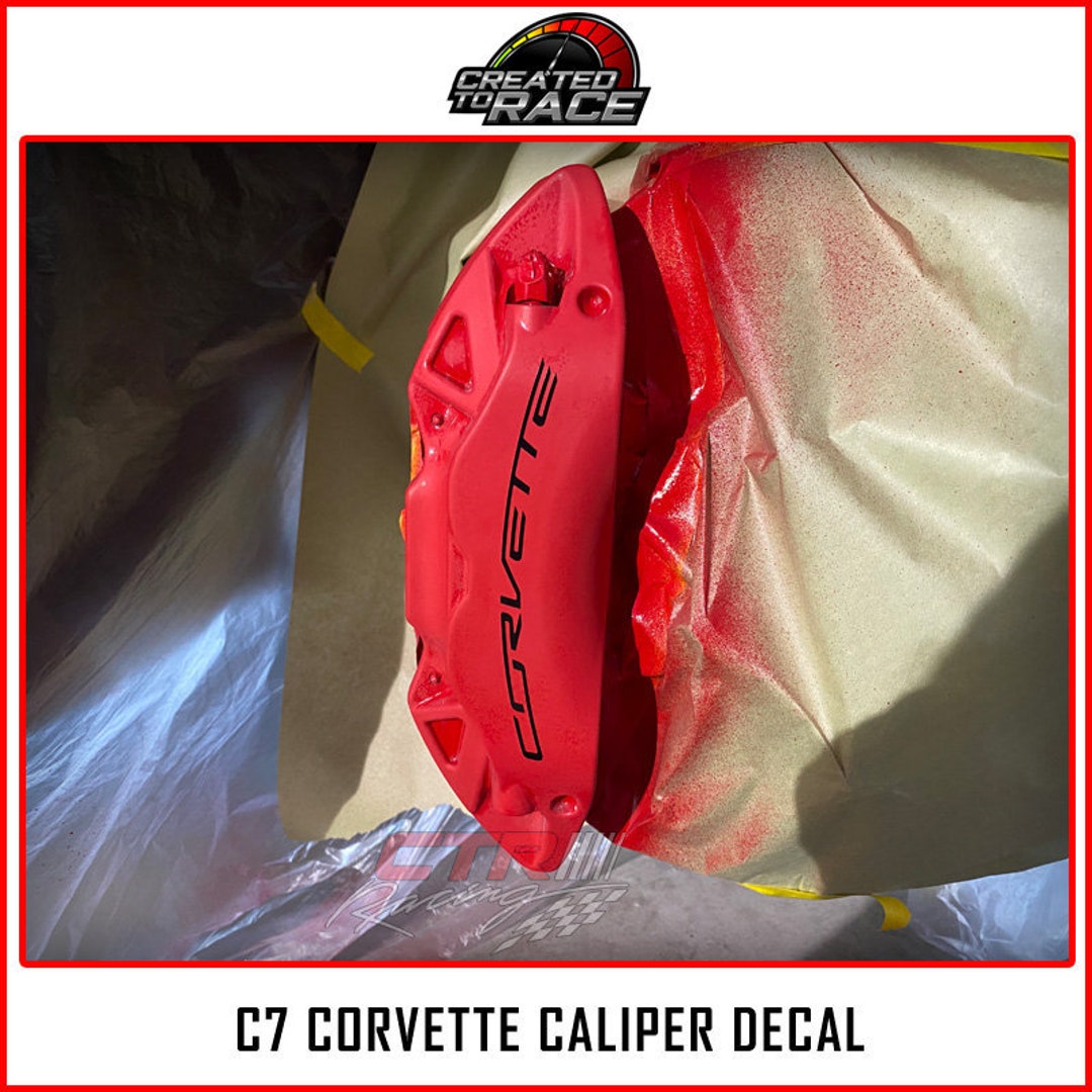 C7 Corvette Caliper Decals 2014-2019 - Etsy