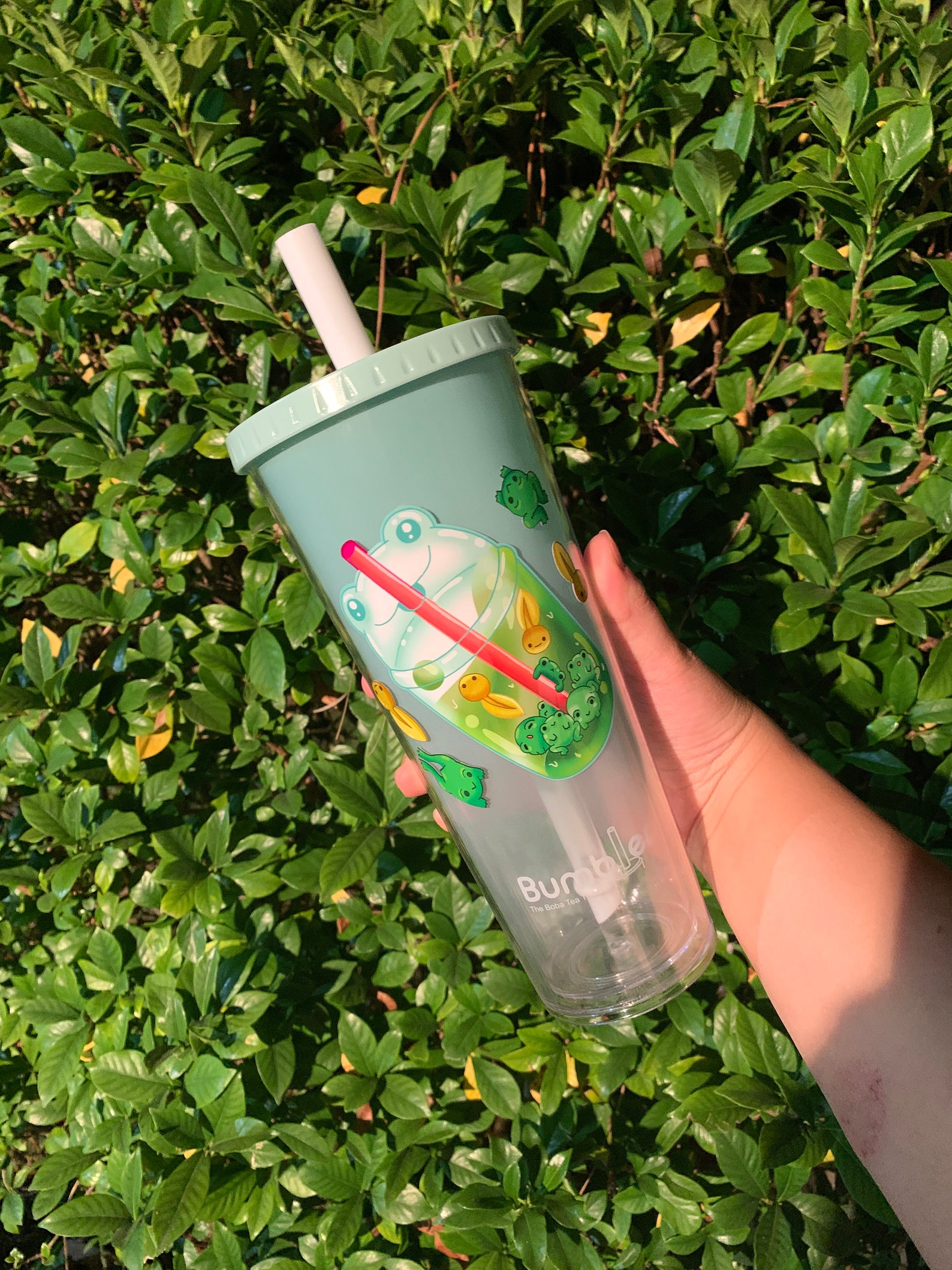 Froggy Boba Reusable Boba Tumbler Cup Ecofriendly Bubble - Etsy