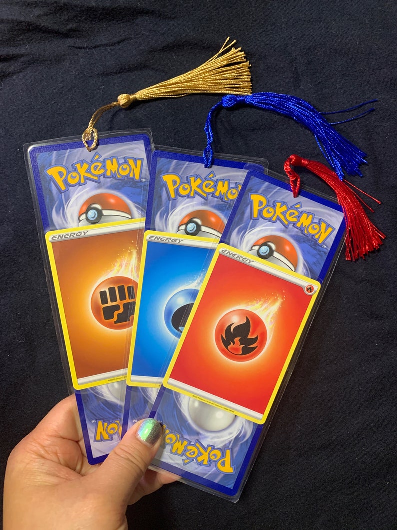 Pokemon Card Bookmarks | Kids, Collectible, Customize, Party Gifts ...