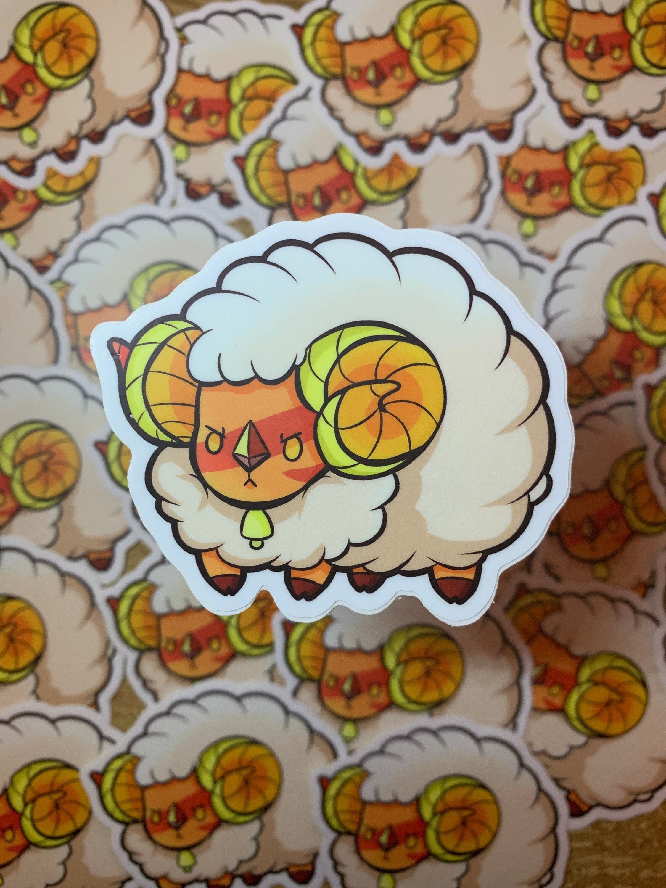 Angry Jasper Ram Sticker | Waterproof Vinyl Sticker, Steven Universe ...