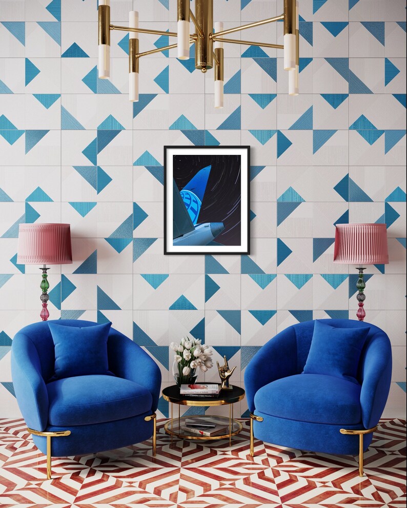 United Airlines 787 Night Flight Poster, 18 X 24 Inches - Etsy