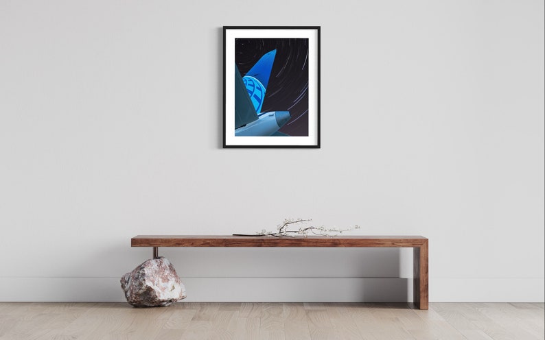 United Airlines 787 Night Flight Poster, 18 X 24 Inches - Etsy