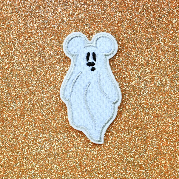 Embroidered Mickey Ghost - Etsy