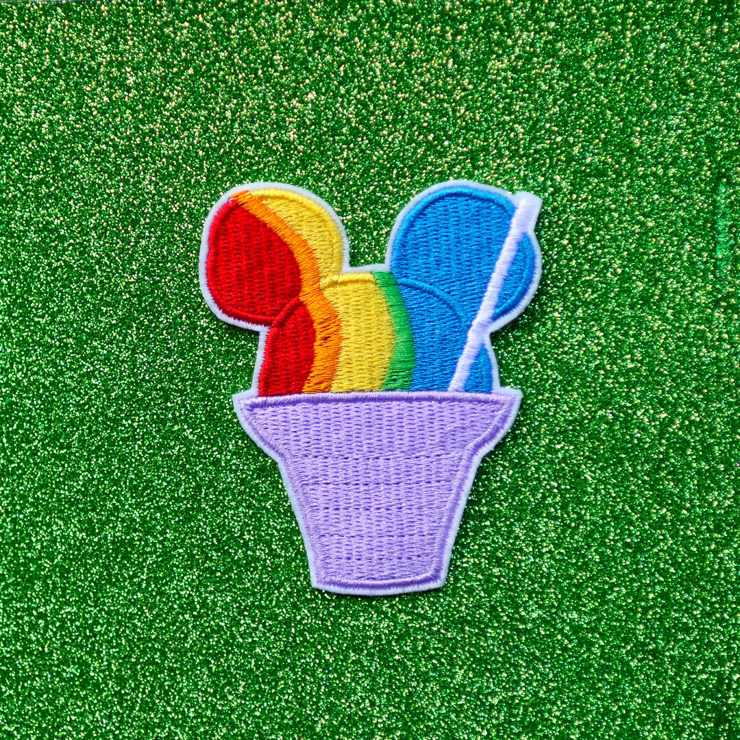 Shaved Ice Embroidered Iron on Patch - Etsy