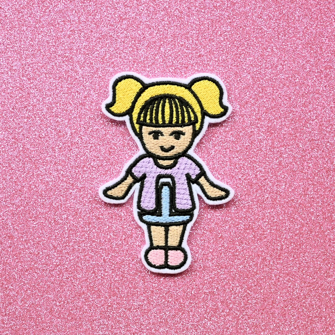Polly Embroidered Iron on Patch - Etsy