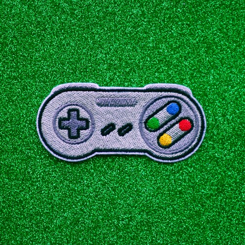 CONTROLLER Nintendo Throwback Embroidered Iron-on NES Patch - Etsy