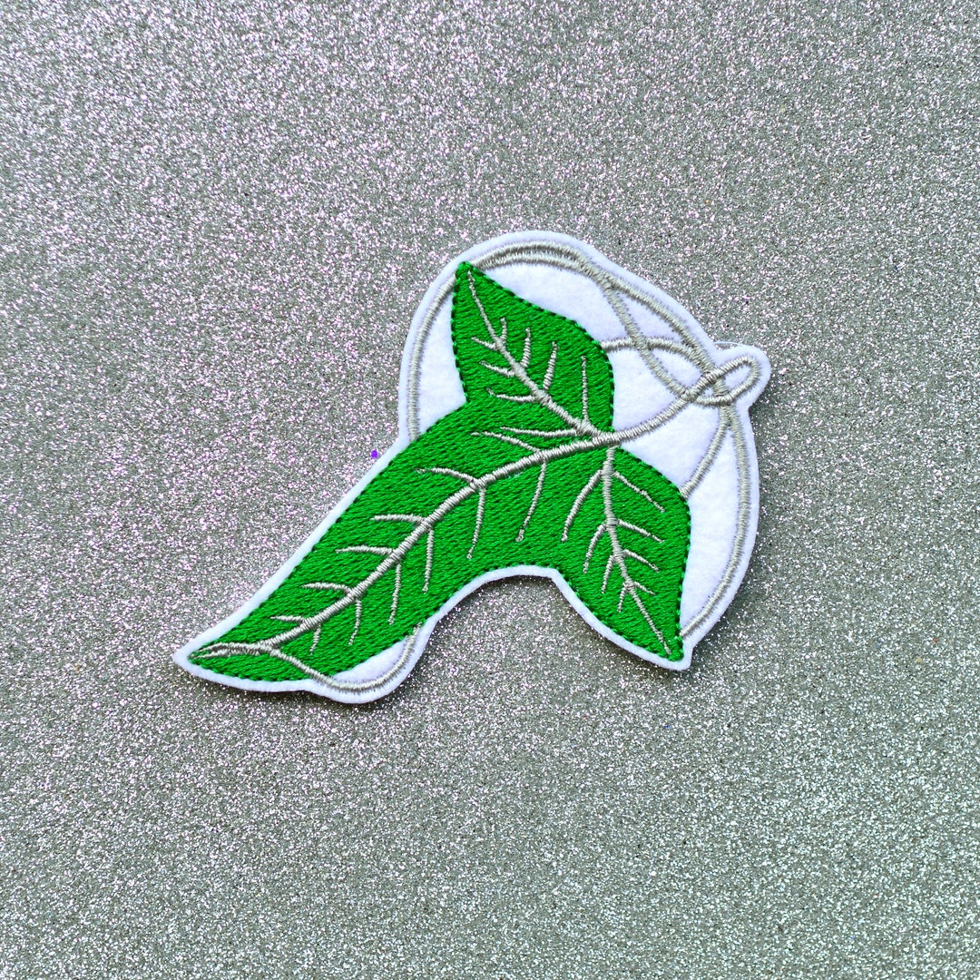 Leaf of Lorien Embroidered Iron on Patch - Etsy