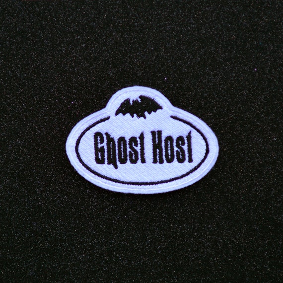 Ghost Host Name Tag Embroidered Iron on Patch | Etsy