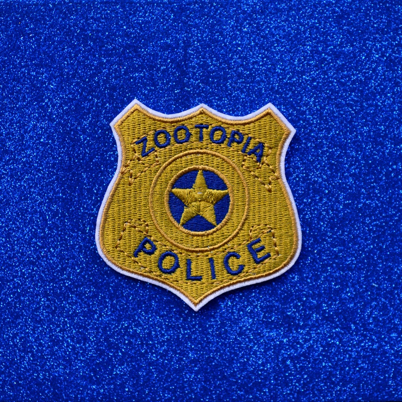 Zootopia Police Badge - Etsy