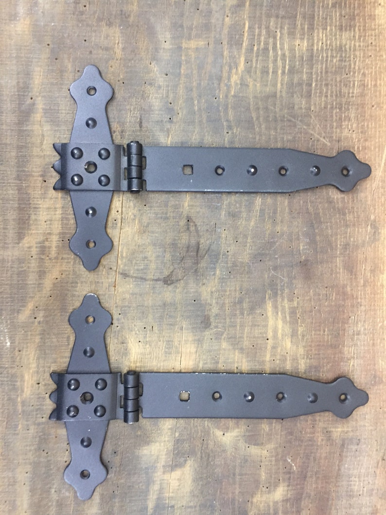 Pair of Decorative Door Hinges, Door Hardware, Rustic Decor - Etsy