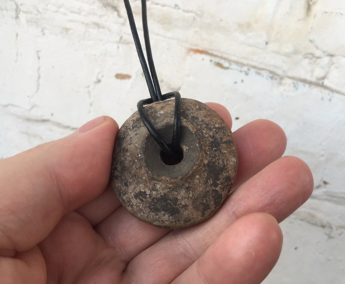 Pendant From a Stone Spindle of the Late Neolithic Period on a - Etsy