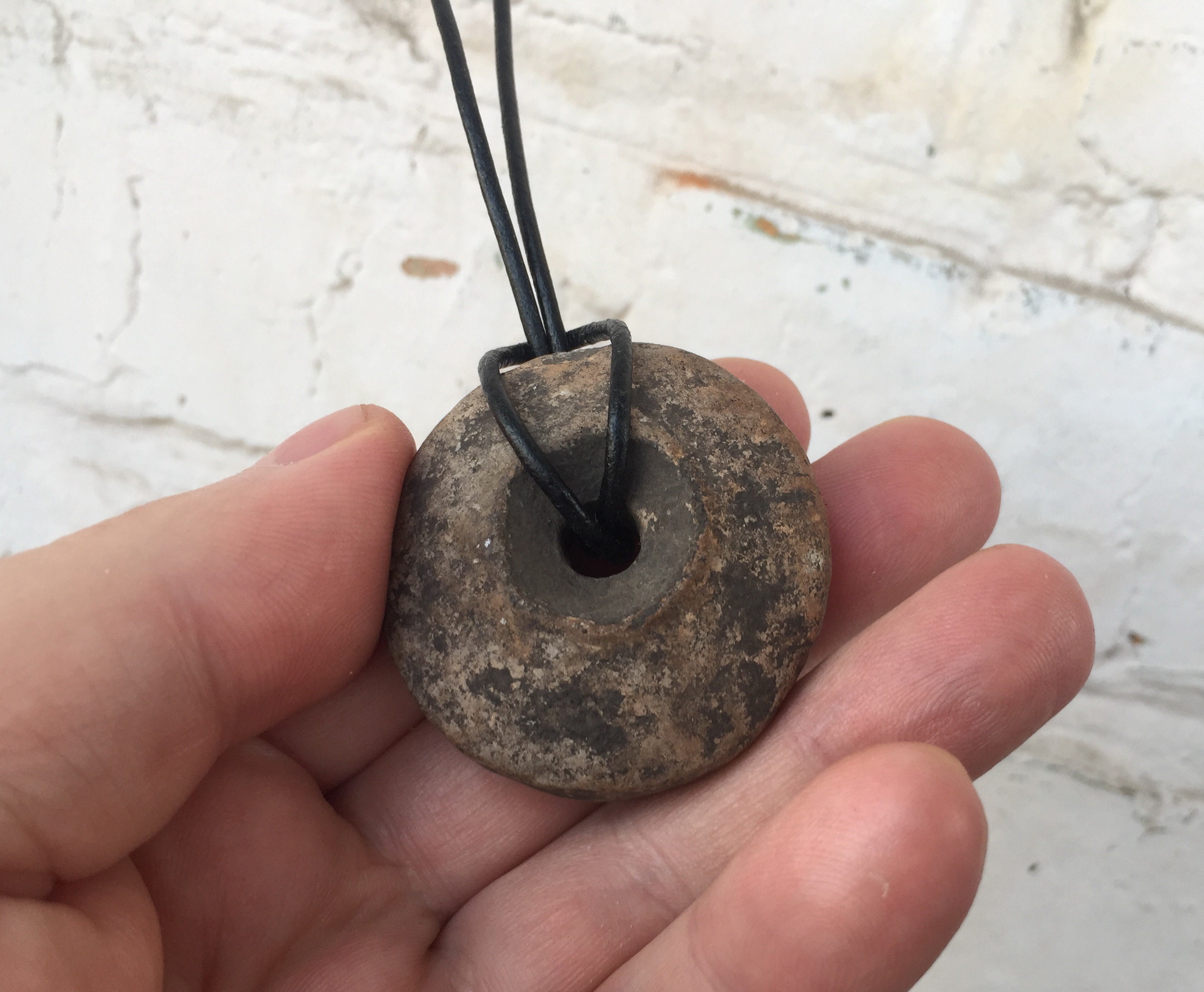 Pendant From a Stone Spindle of the Late Neolithic Period on a - Etsy