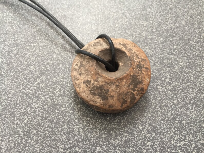 Pendant From a Stone Spindle of the Late Neolithic Period on a - Etsy