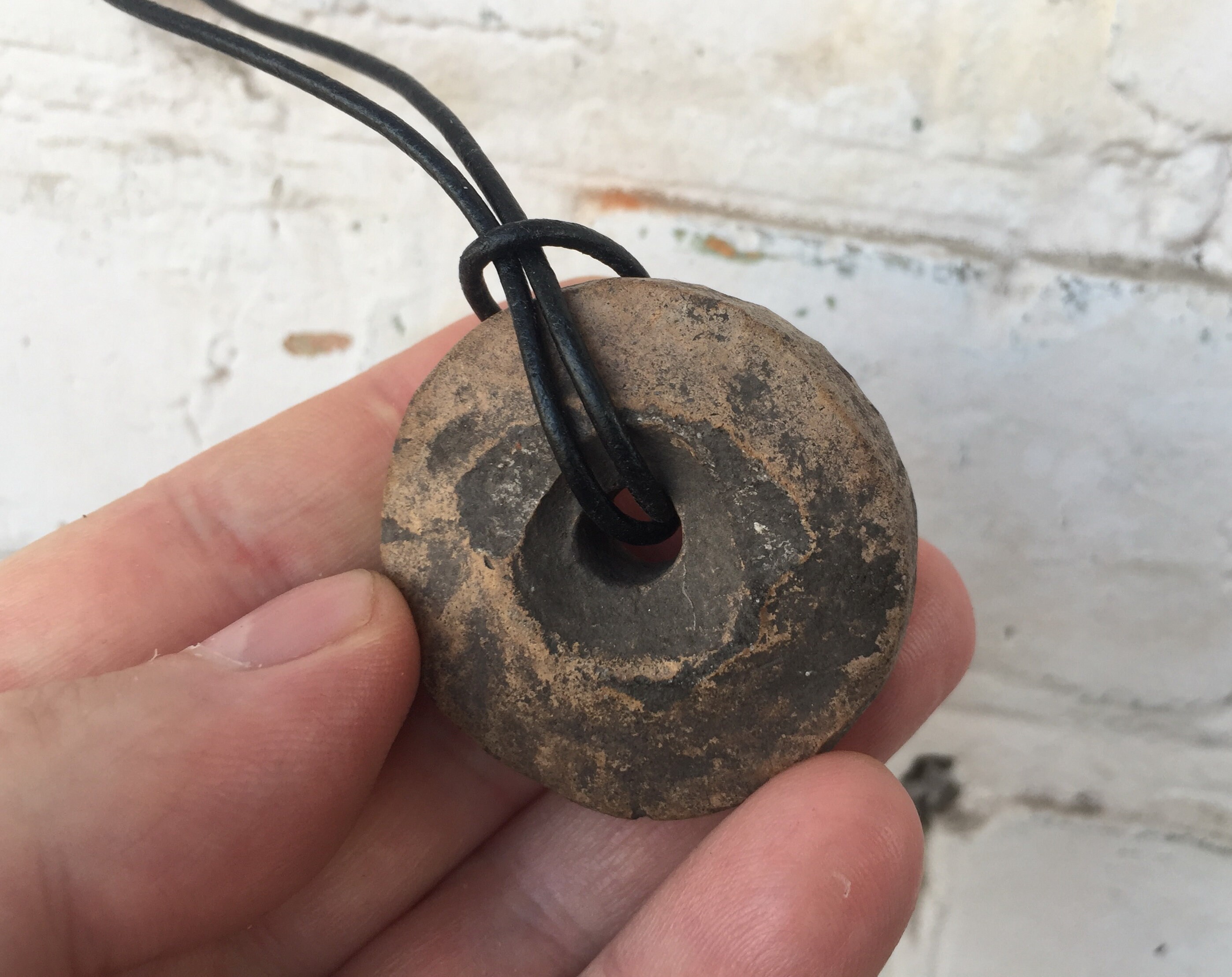 Pendant From a Stone Spindle of the Late Neolithic Period on a - Etsy