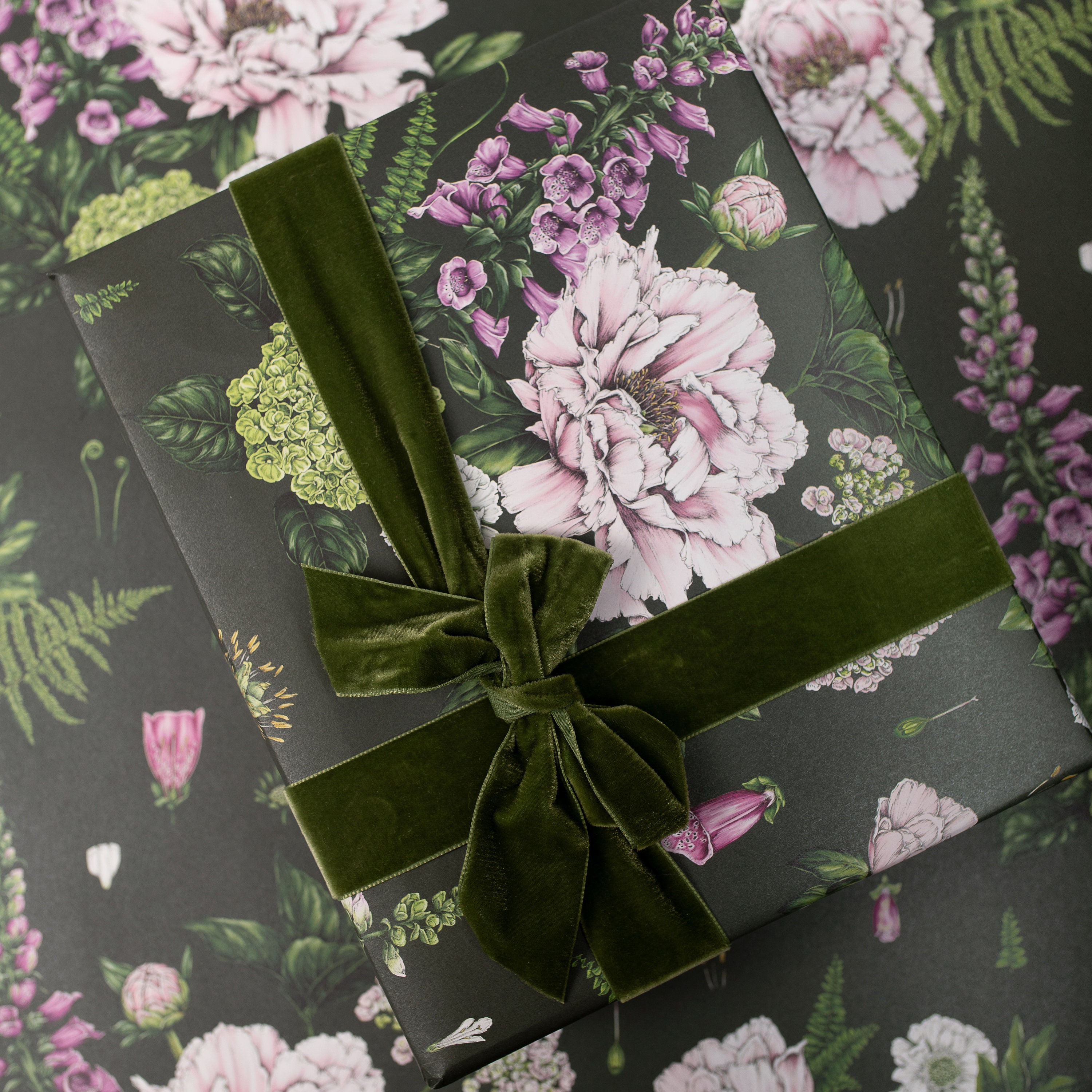 Botanical Wrapping Paper Recycled Gift Wrap Summer Garden | Etsy