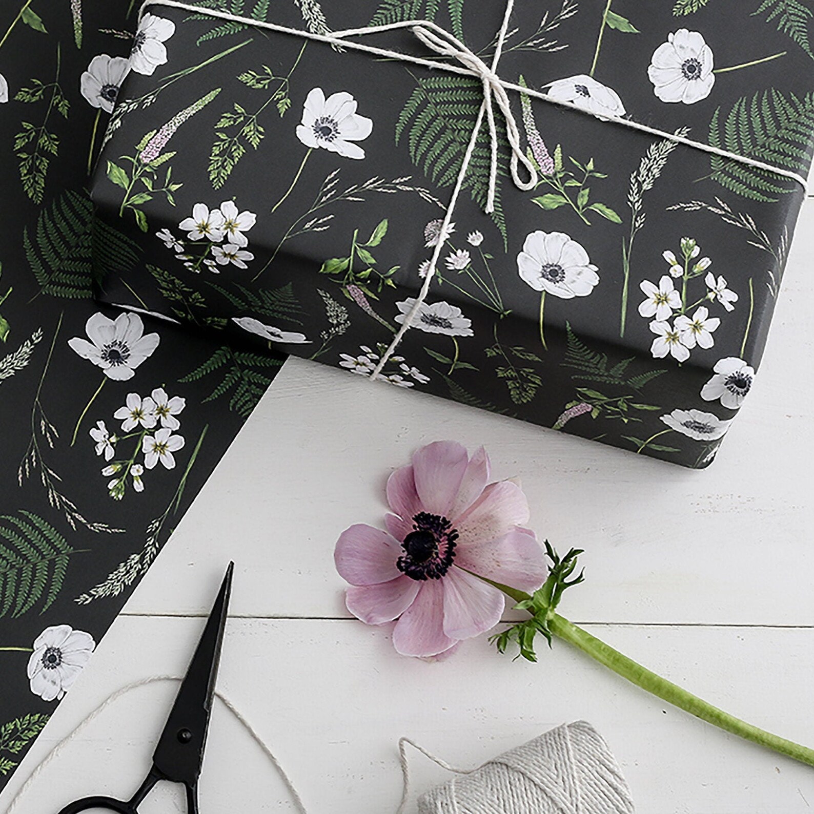 Botanical Wrapping Paper Recycled Gift Wrap Wild Meadow - Etsy
