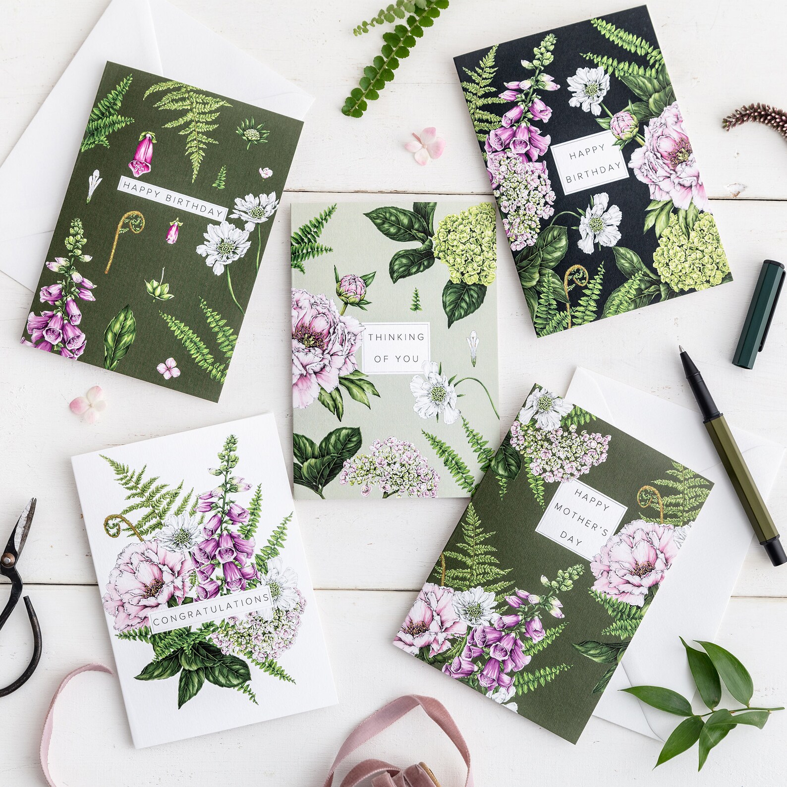 Congratulations Greeting Card 'summer Garden' - Etsy