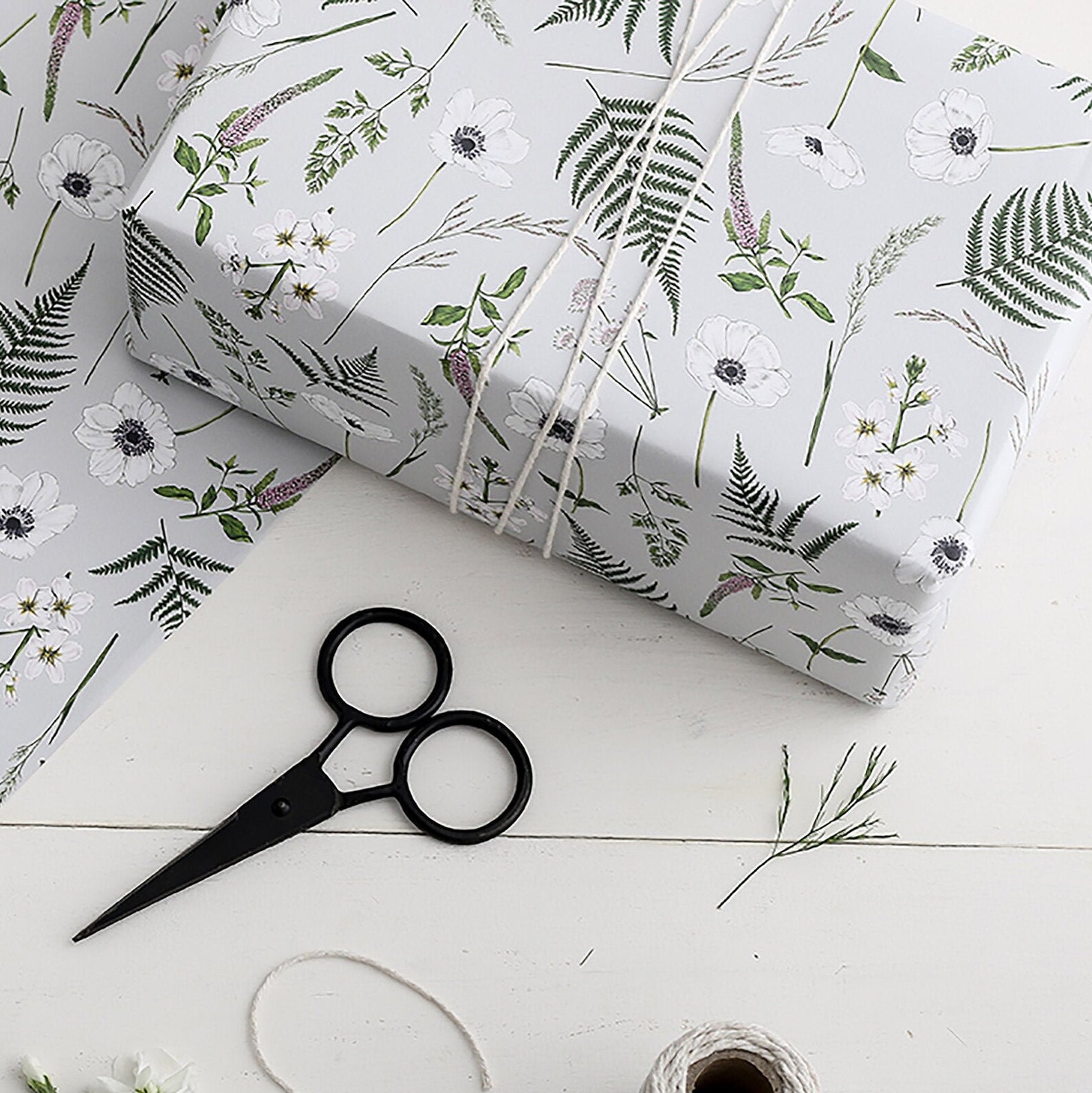 Botanical Wrapping Paper Recycled Gift Wrap Wild Meadow - Etsy