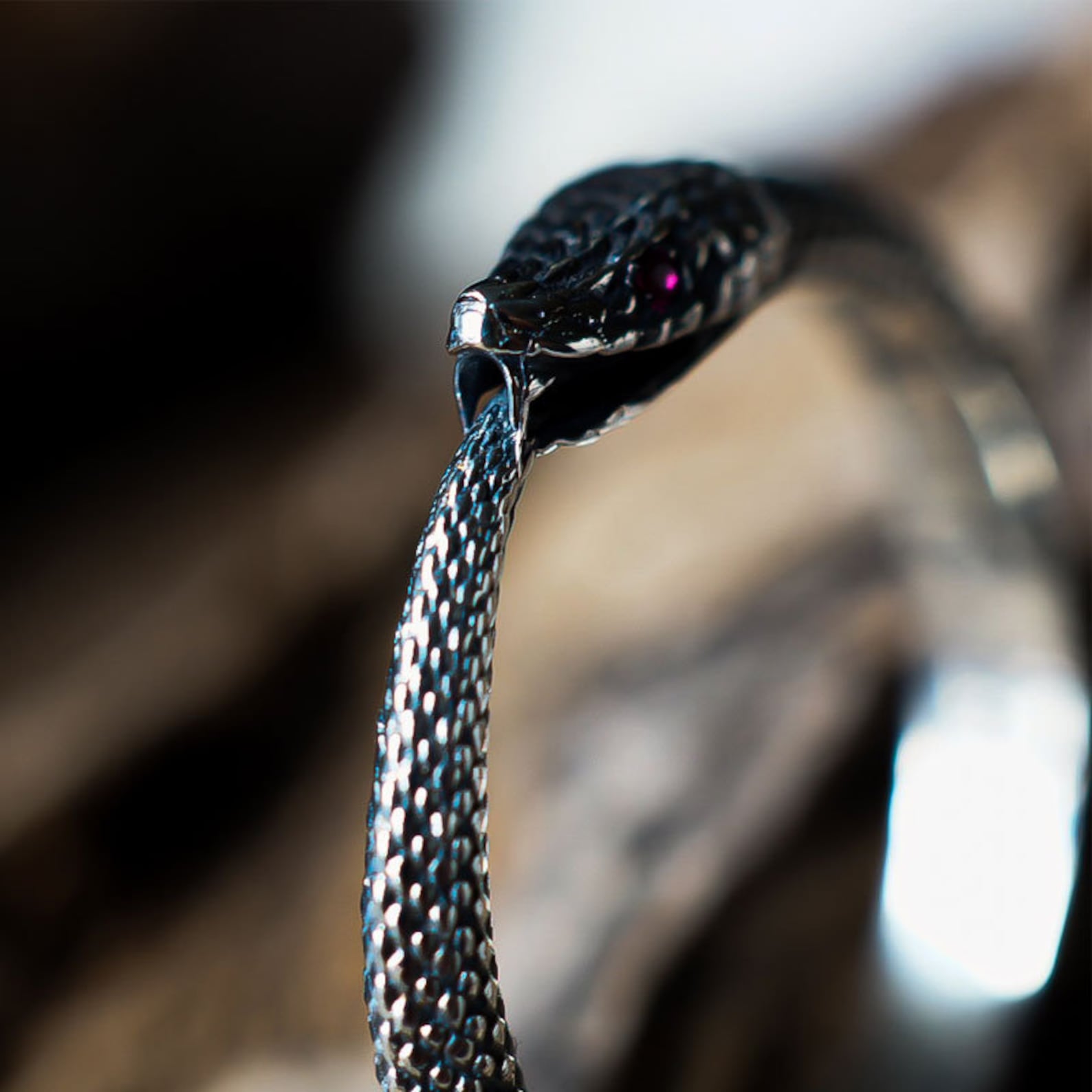 Classic Ouroboros Snake Ring Sterling Silver 925 Made in - Etsy