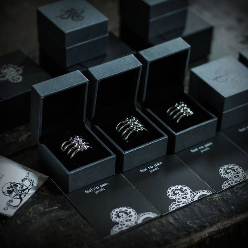 Anatomical Rib Cage Ring Sterling Silver 925 Made in Italy - Etsy