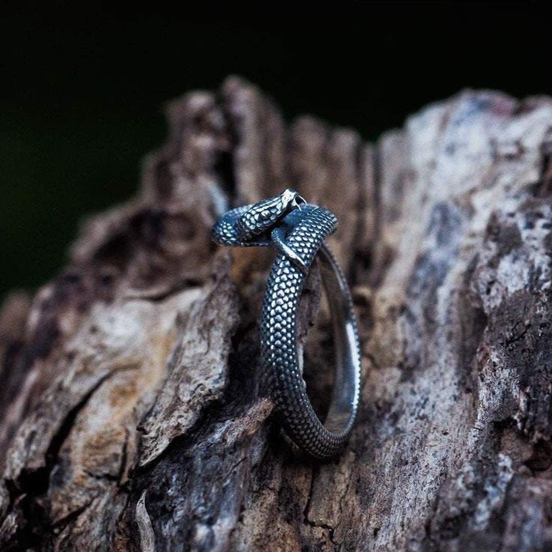 Ouroboros Snake Ring | Sterling Silver 925 | Made in Italy | FEEL NO ...