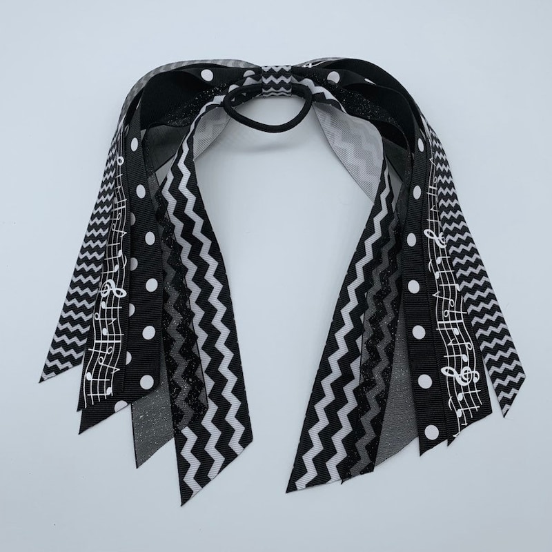 Music Hair Bow - Etsy