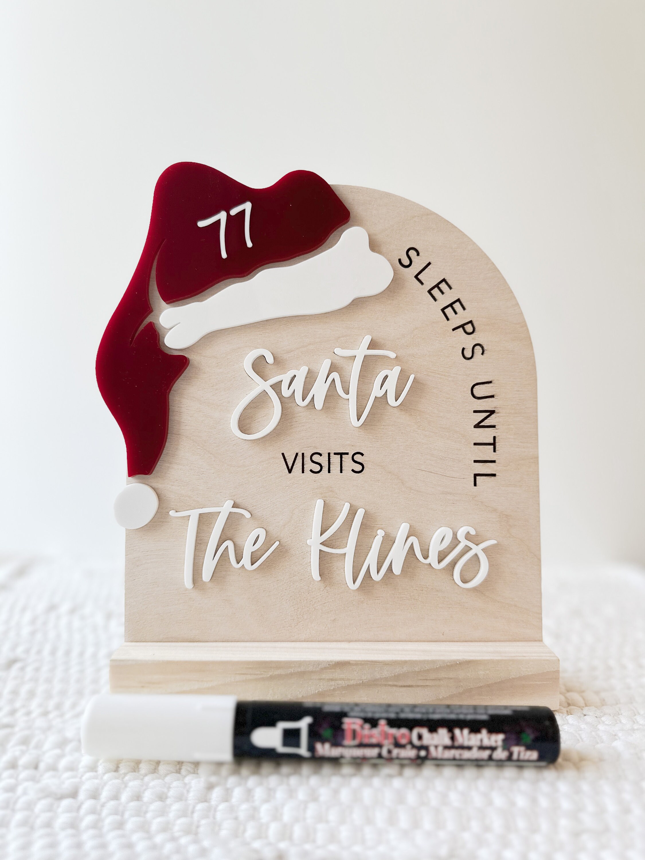 Christmas Countdown | Sleeps Until Santa Visits | Christmas Countdown ...