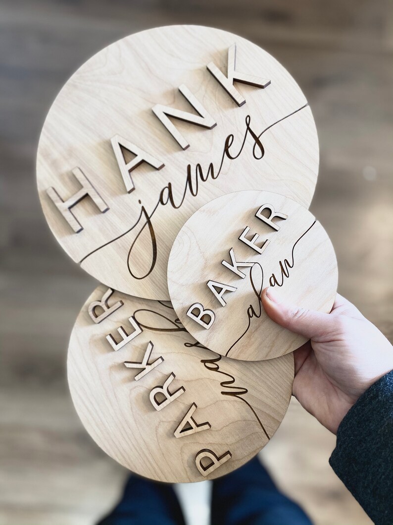 Name Sign Baby Name Sign Name Announcement | Etsy