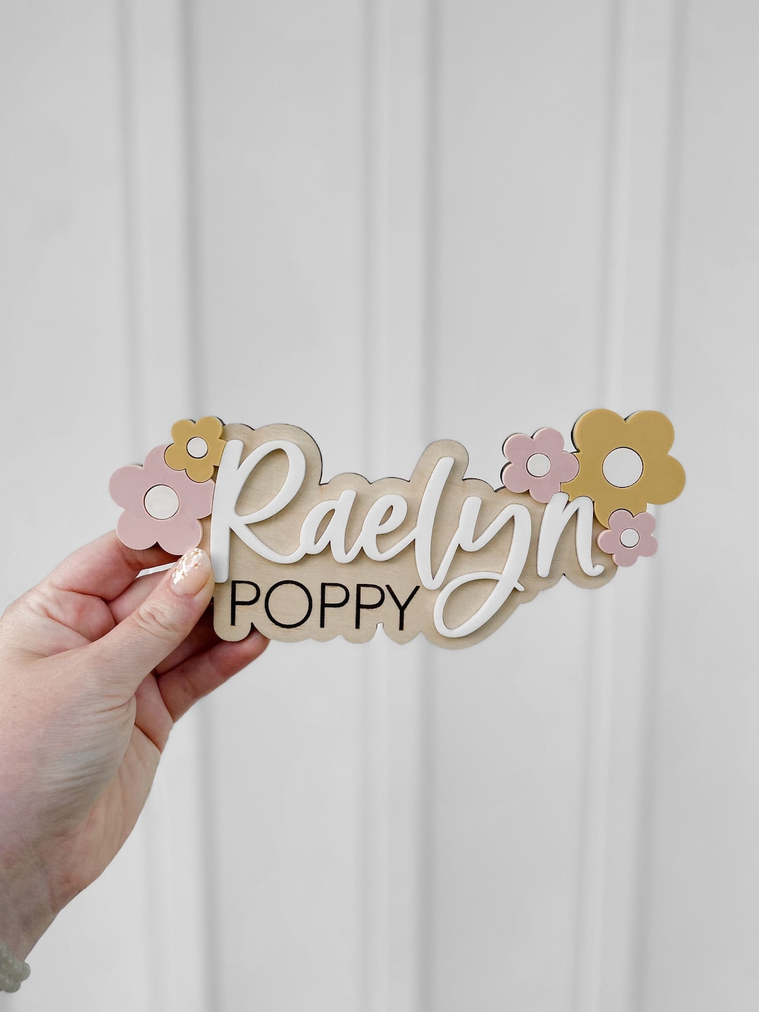 Baby Girl Name Sign | Retro Name Sign | Boho Inspired Name Sign | Baby ...
