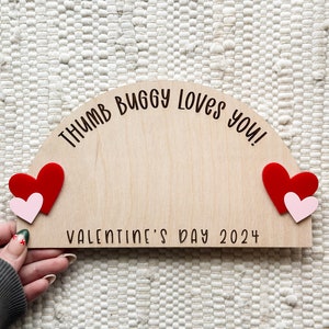 DIY Thumb Buggy SIGN Valentines Day Gifts Valentine Gift From Kids ...