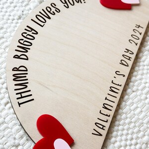 DIY Thumb Buggy SIGN Valentines Day Gifts Valentine Gift From Kids ...