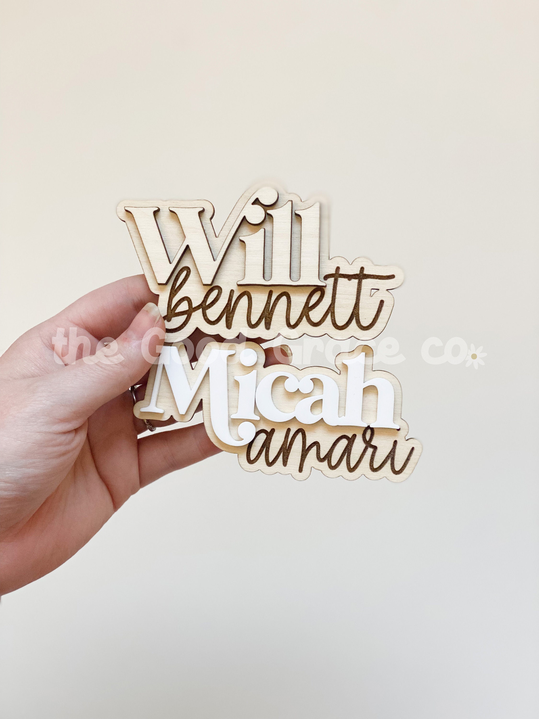 Name Sign | Mini Baby Name Sign | Name Announcement | Hello My Name is ...