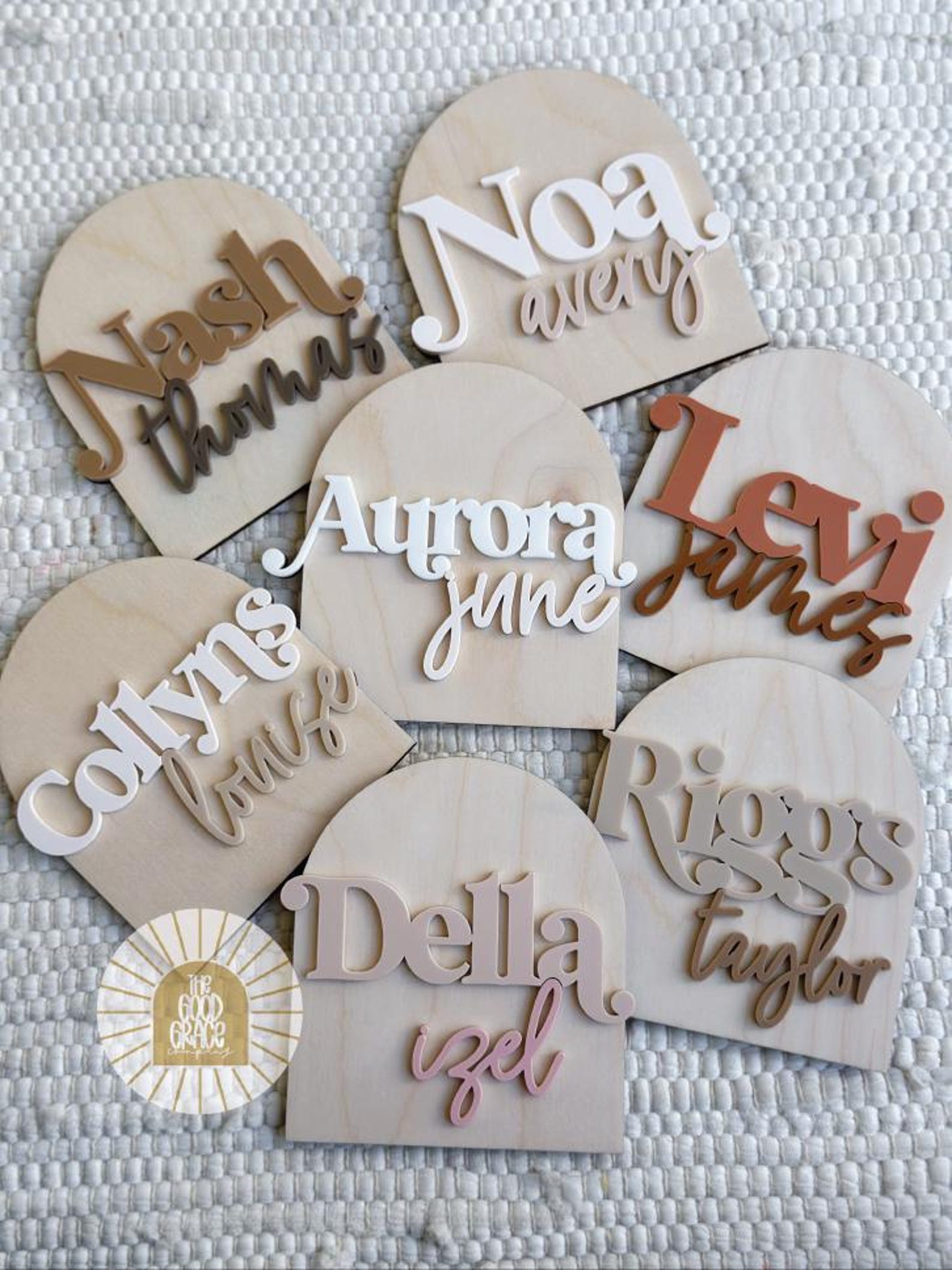 Baby Name Sign | Mini Baby Name Sign | Name Announcement | Hello My ...
