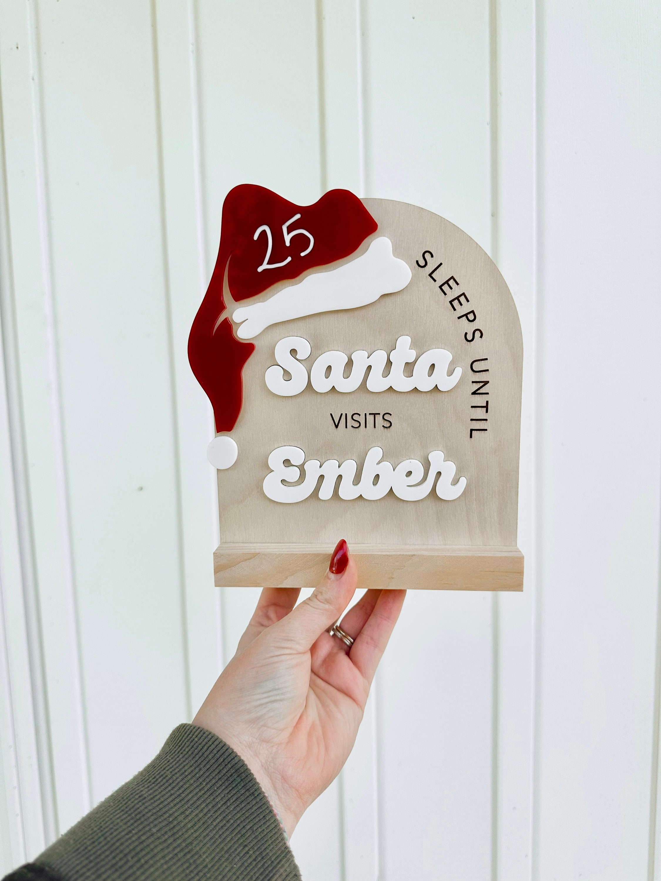 Christmas Countdown | Sleeps Until Santa Visits | Christmas Countdown ...
