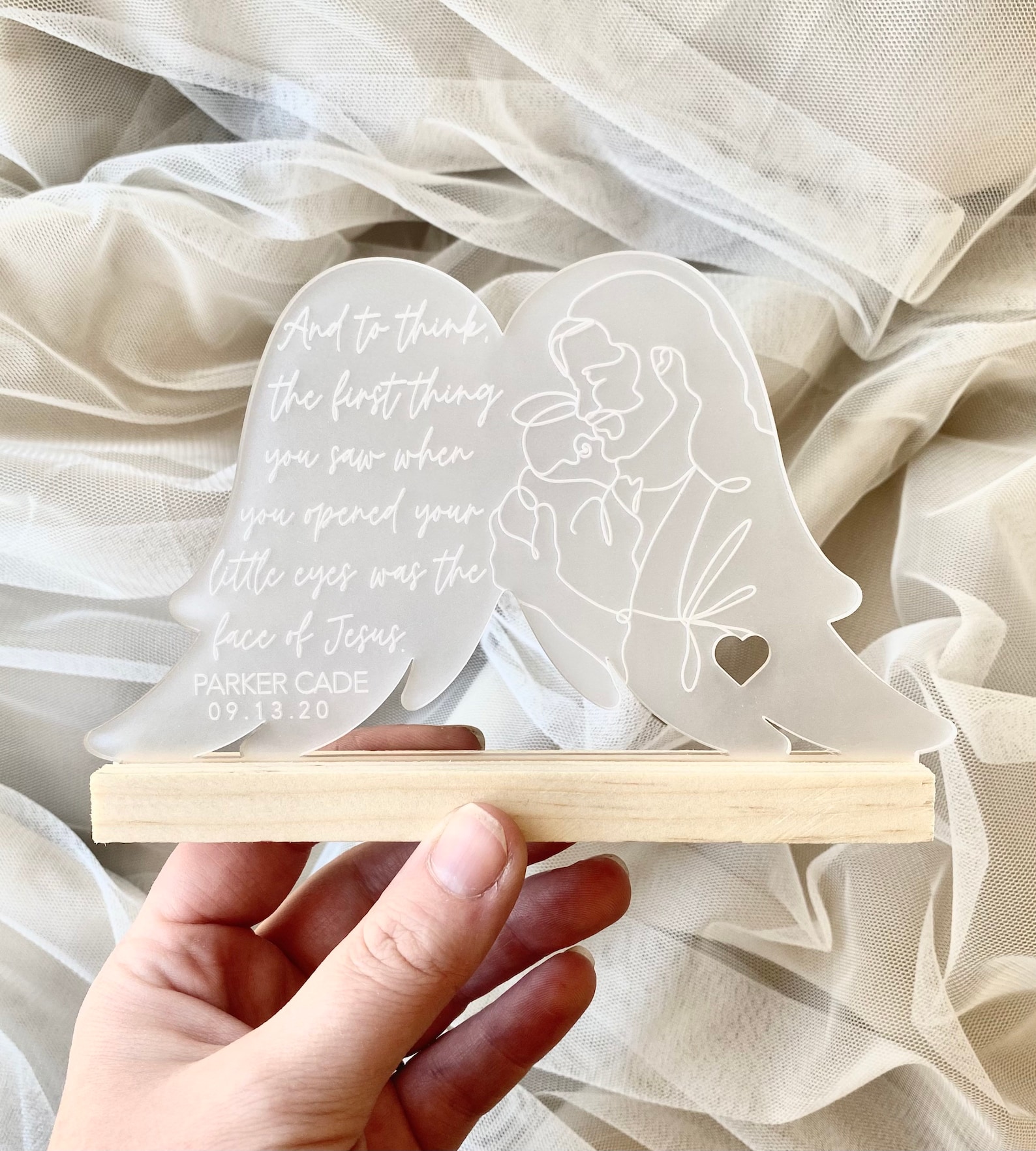 Miscarriage Gift Miscarriage Keepsake Angel Wings Baby | Etsy