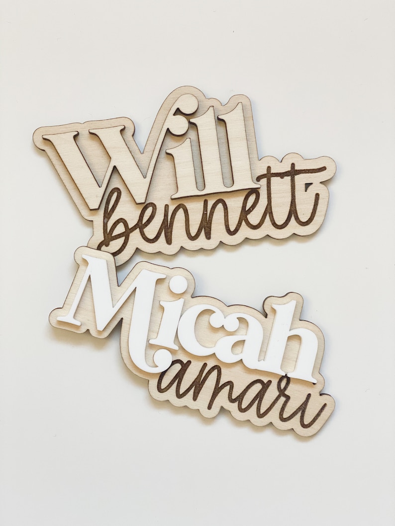 Name Sign Mini Baby Name Sign Name Announcement Hello My - Etsy