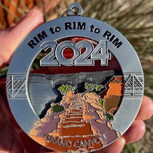 2024 Rim to Rim to Rim R2R2R Medal / Ornament With Optional Engraving ...