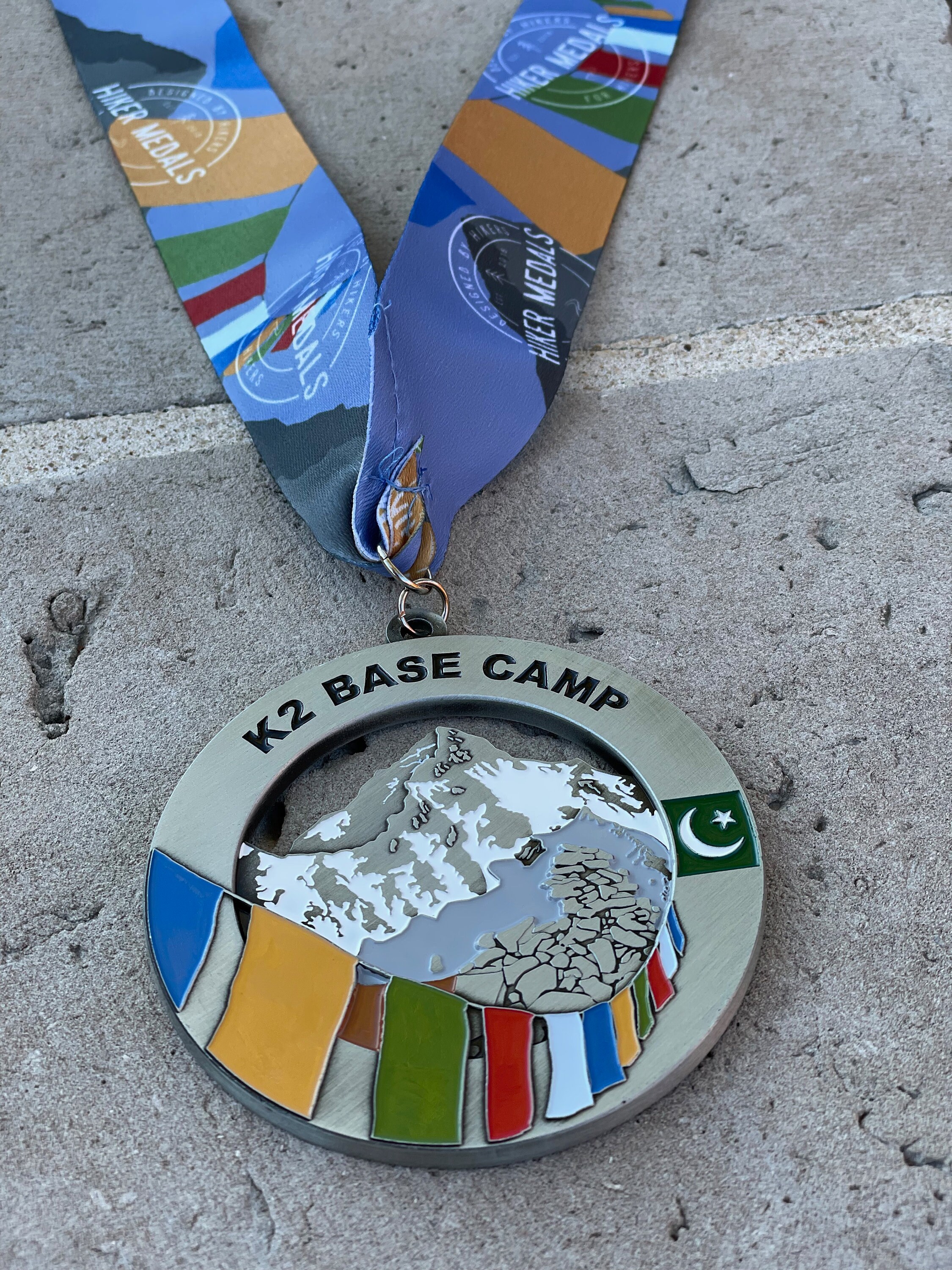 K2 Base Camp Medal / Ornament With Optional Engraving / | Etsy