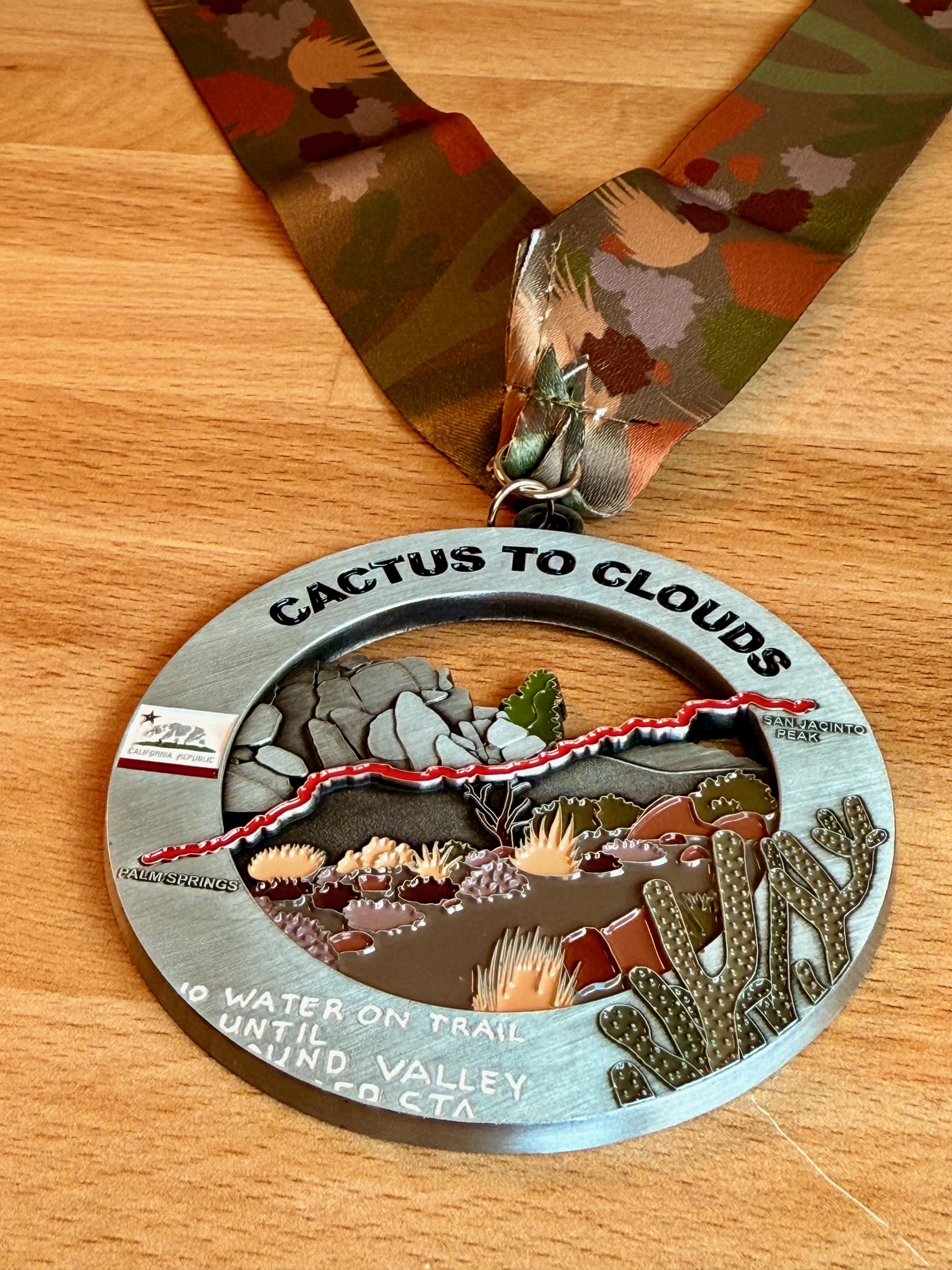Cactus to Clouds Medal / Ornament With Optional Engraving ...