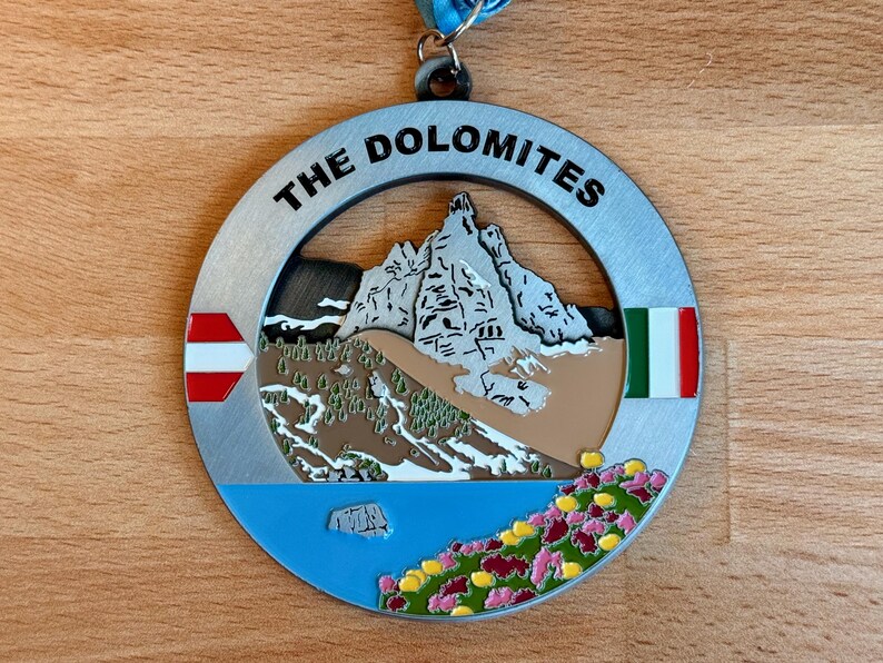 The Dolomites Medal / Ornament With Optional Engraving ...
