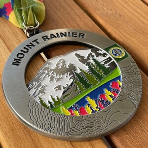 Mount Rainier Medal / Ornament With Optional Engraving ...