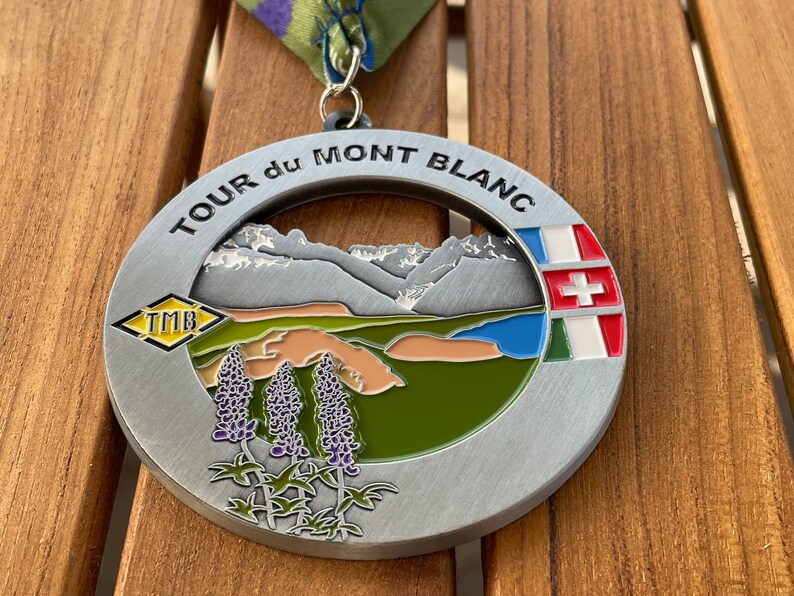Tour Du Mont Blanc Medal / Ornament With Optional Engraving / - Etsy