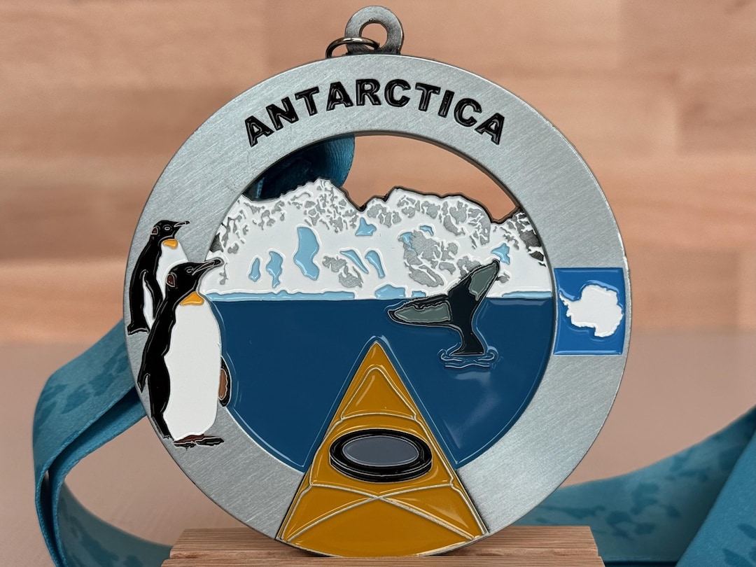 Antarctica Medal / Ornament With Optional Engraving / Personalization ...