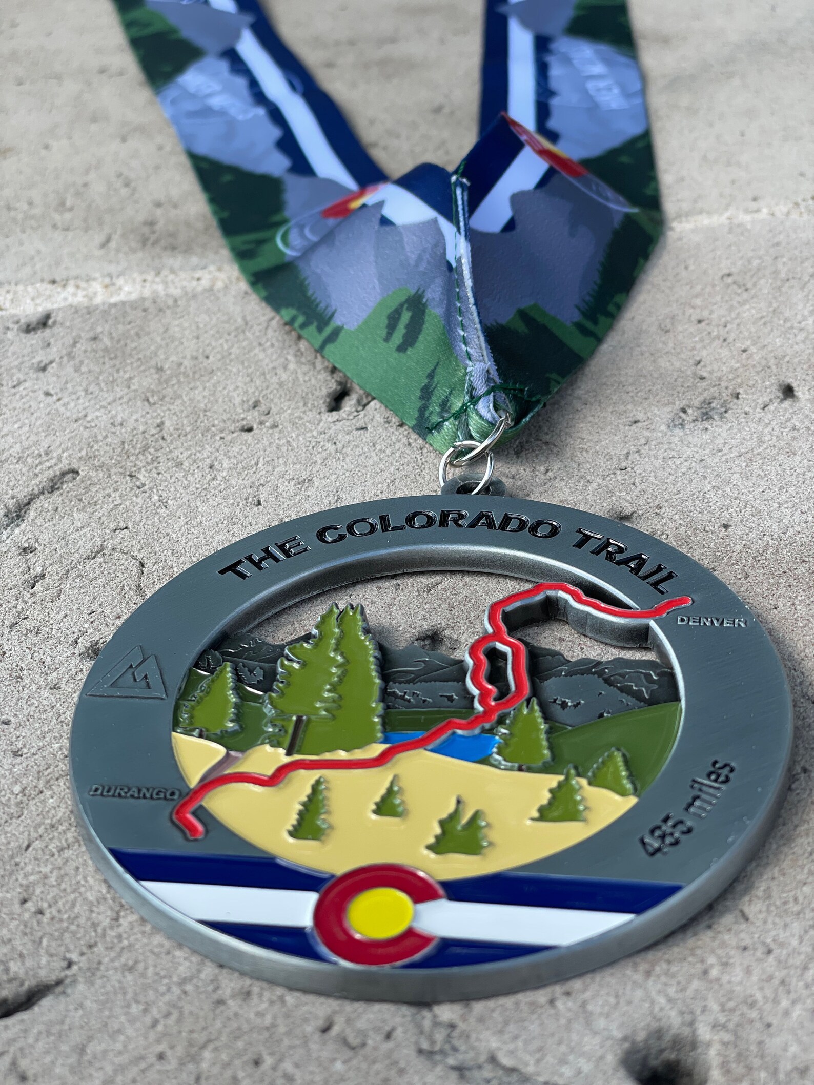 The Colorado Trail Medal / Ornament With Optional Engraving / - Etsy