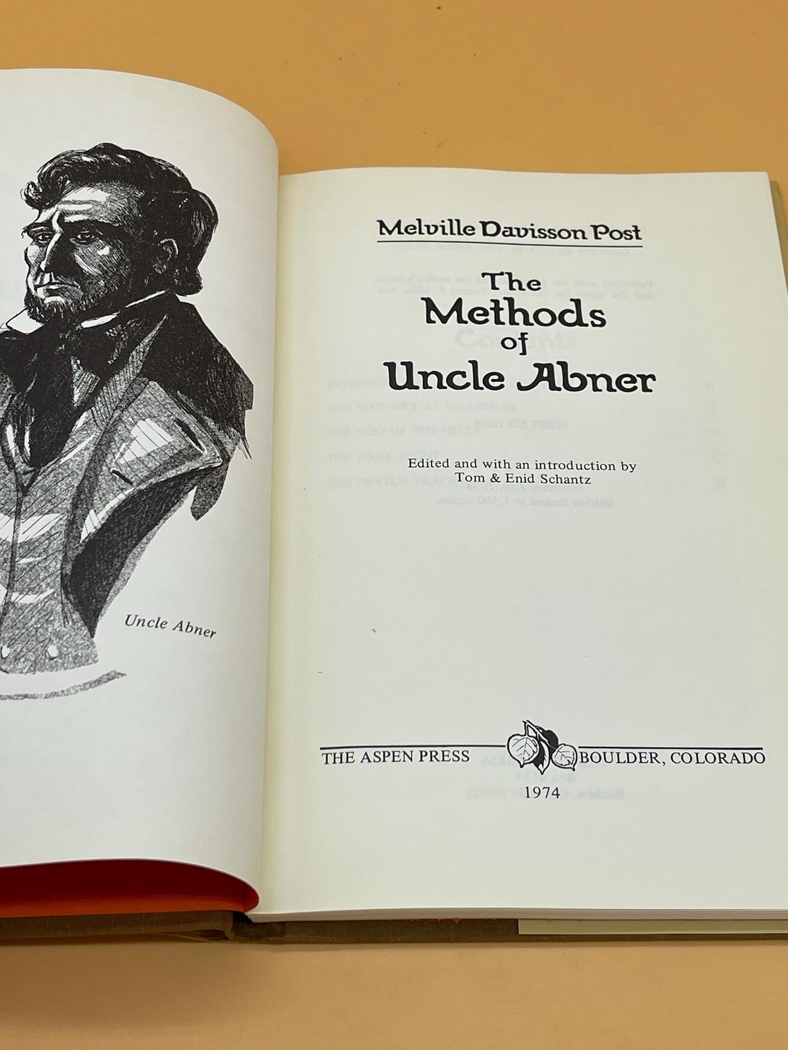 The Methods of Uncle Abner by Melville Davisson Post First Edition ...