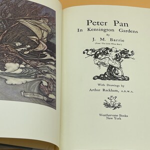 Peter Pan in Kensington Gardens by J.M. Barrie Illustrator Arthur ...