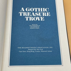 Gothic Fiction Books A Gothic Treasure Trove A Collection of Gothic ...