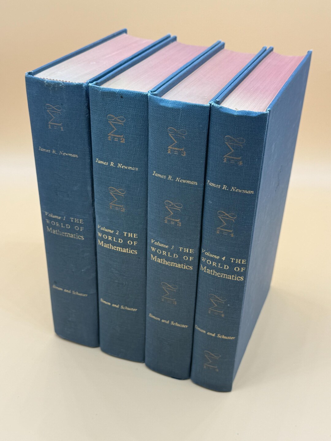 Rare Books the World of Mathematics by James R. Newman 1956 4 Volume ...