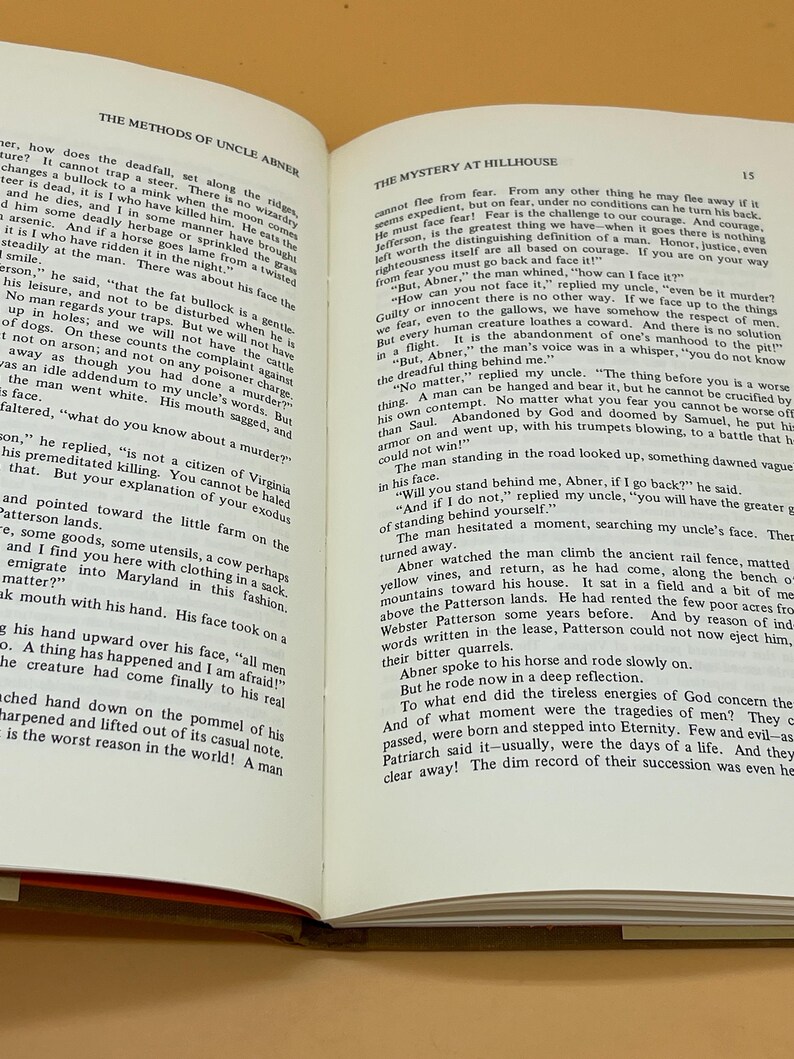 The Methods of Uncle Abner by Melville Davisson Post First Edition ...